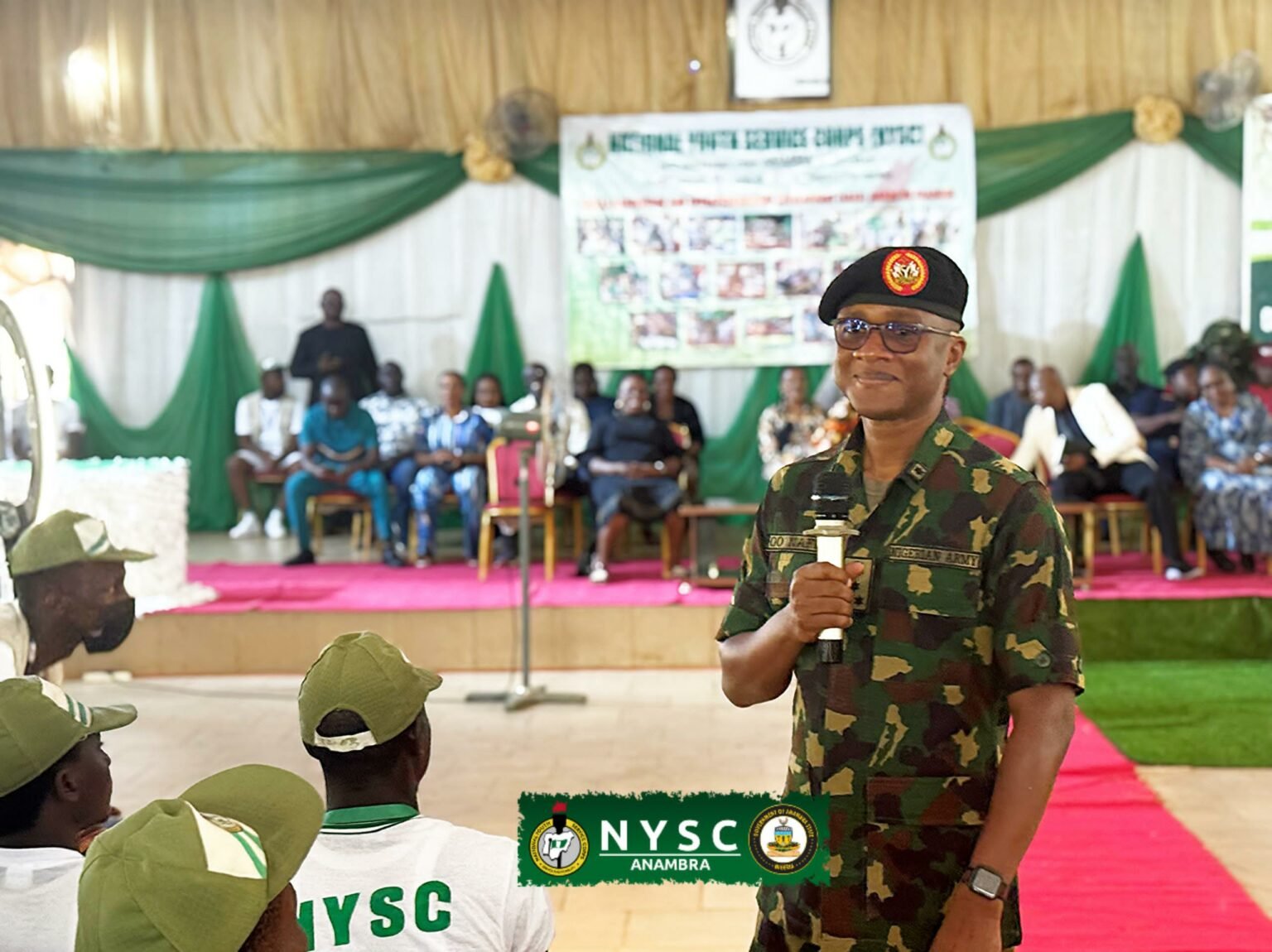 Anambra Camp Visit: NYSC DG Stresses Nation-Building Role Of Corps ...
